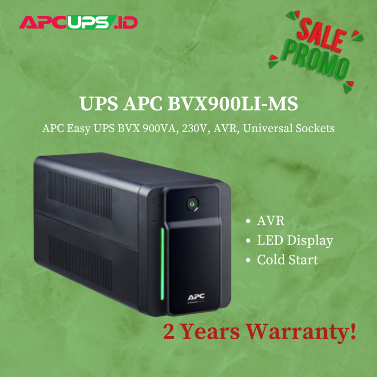 APC Easy UPS BVX 900VA, 230V, AVR, Universal Sockets - APC UPS